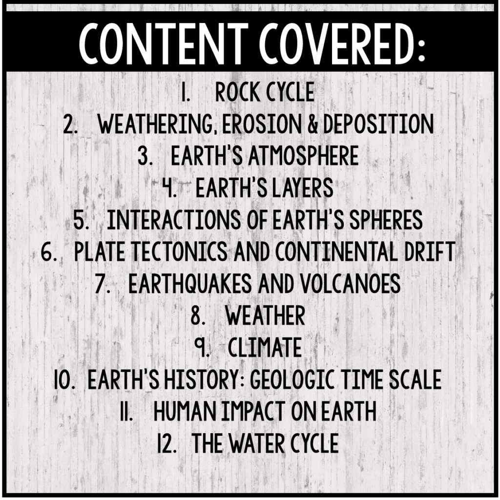 Earth Science Digital Google Slides™ and Print Activities Bundle ...