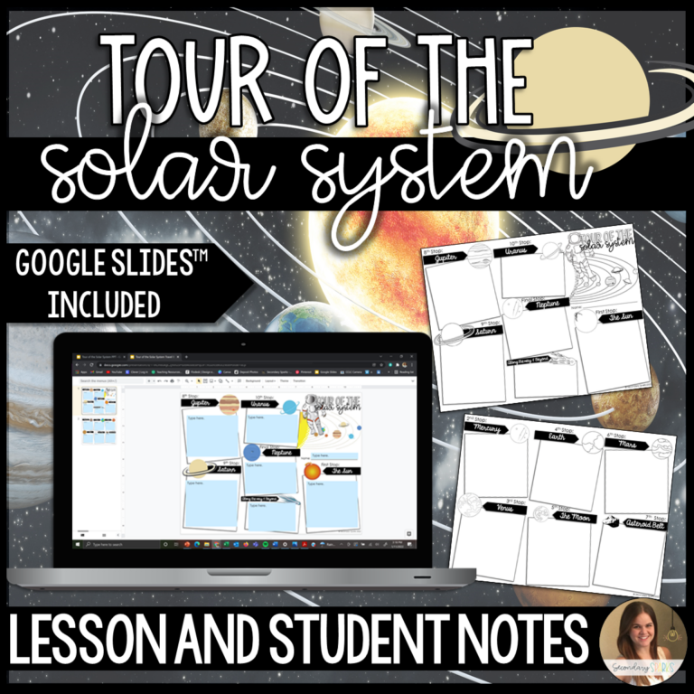 Tour of the Solar System Lesson and Brochure Style Notes - Secondary Sparks
