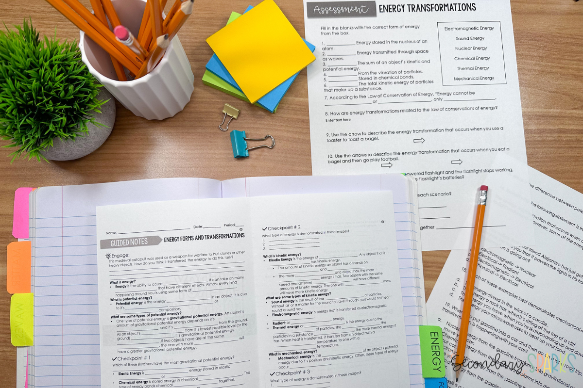 Teaching Energy Transformations in Middle School - Secondary Sparks