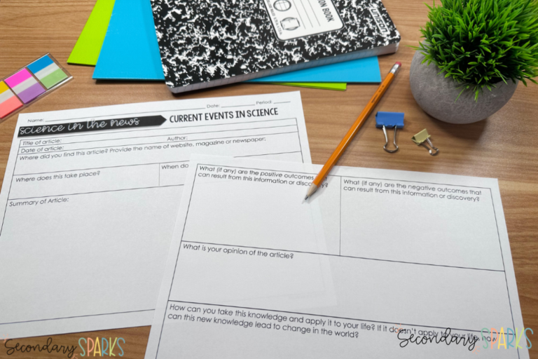 How to Infuse Current Events in your Science Classroom - Secondary Sparks
