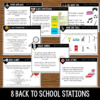 Back to School Science Stations Activity - Middle School Science ...
