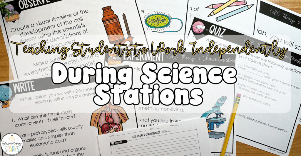 How to Teach Students to Work Independently at Science Stations ...